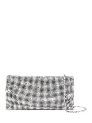 Benedetta Bruzziches Rhinestoned Clutch - Silver