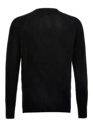 MA'RY'YA Ma'ry'ya Raglan Sleeve Crew Neck Sweater Black