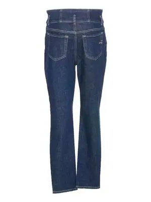 PINKO High-Waisted Button Fly Jeans