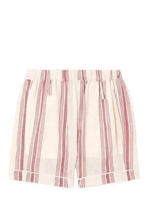 BETTTER Striped Cotton-gauze Pyjama Shorts - Multi