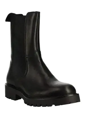 VAGABOND SHOEMAKERS Elastic Panel Leather Boots - Black