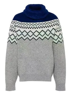 FACETASM Facetasm Contrasting Panel Jumper
