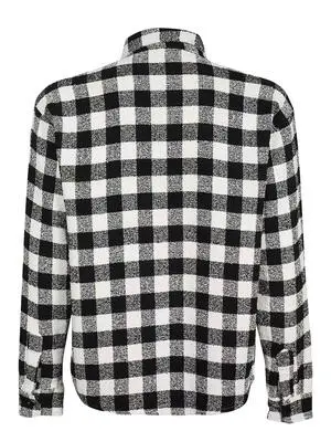 Dickies Checked Patch-pocket Shirt - Black