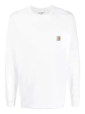 CARHARTT WORK IN PROGRESS Chest Logo-patch Detail T-shirt