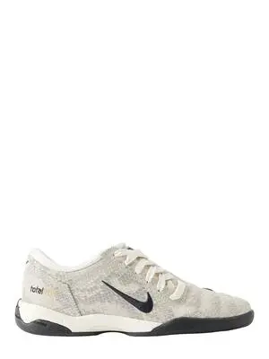 Nike T90 Se Snake-effect Leather Sneakers - Neutrals