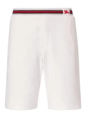 Burberry Cotton-blend Towelling Shorts - White