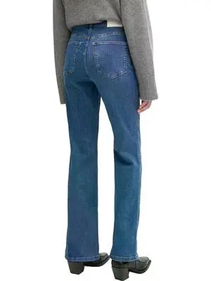 GESTUZ Logo Patch Jeans - Blue