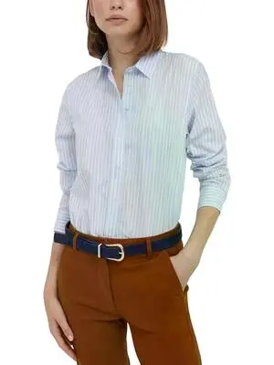 Gant Striped Long-sleeve Shirt - Blue
