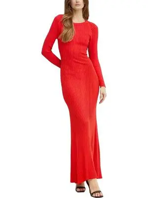 Bardot Amaro Maxi Dress - Red