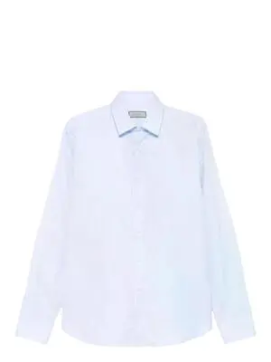 Canali Long-sleeve Cotton Shirt - Blue