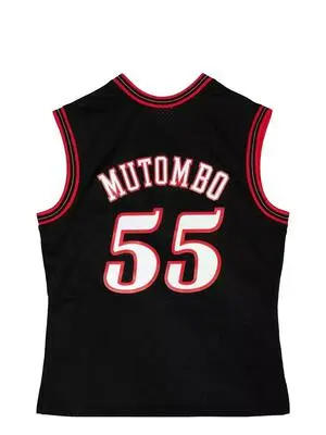 Mitchell & Ness Nba 76ers 2000 Dikembe Mutombo Swingman Tank Top - Black