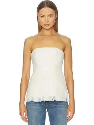 LOVERS AND FRIENDS Greta Tweed Top - Cream