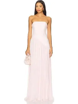 LOVERS AND FRIENDS Alice Strapless Gown - Blush