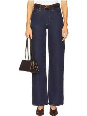 AGOLDE AGOLDE Harper Mid Rise Relaxed Straight Jeans Blue