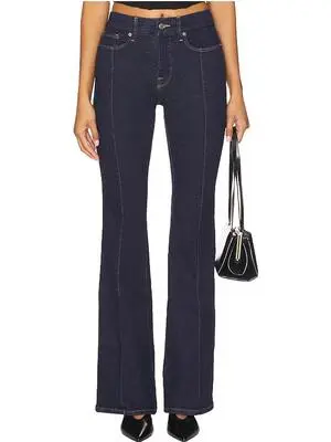 Good American Good Legs Flare Jeans - Blue