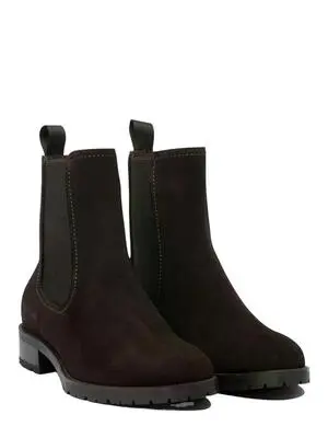 MARETTO Suede Chelsea Boots - Brown