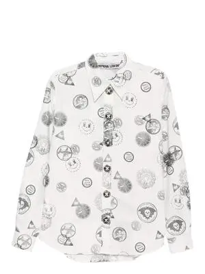 CHOPOVA LOWENA Chopova Lowena All-Over Print Cotton Shirt