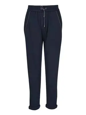 Brunello Cucinelli Drawstring Track Pants Blue