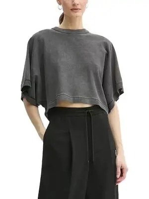 Michael Kors Cropped T-shirt - Grey