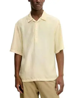 Barena Venezia Short-sleeve Silk Polo Shirt - Yellow