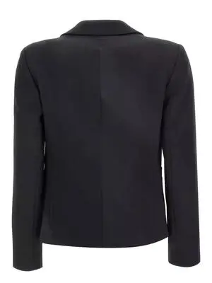 KAOS Notched-lapel Single-button Blazer - Black