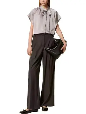 TWINSET TWINSET Pleated Palazzo Trousers