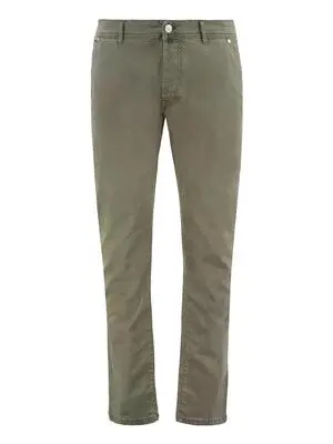 MOORER Five-pocket Trousers - Green