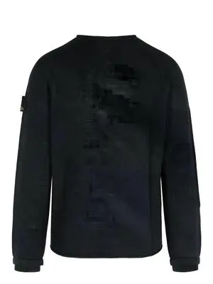 Premiata Logo-patch Crew-neck Sweater - Black
