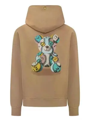 BARROW Print Hoodie - Brown