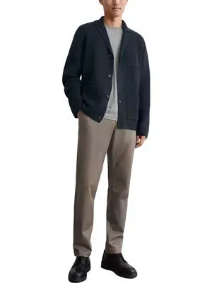 Marc O'polo Knitted Button-up Blazer - Blue