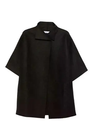 Harris Wharf London Short-sleeve Collared Coat - Brown