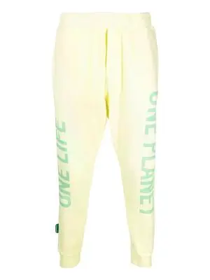 Dsquared2 Logo-print Cotton Track Pants - Yellow