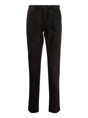 Corneliani Drawstring Tapered Trousers - Brown