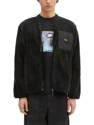 STAN RAY Fleece Panelled Zip-up Jacket - Black