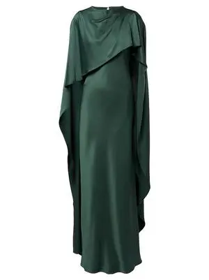 Simkhai Izel Caped Gown - Green