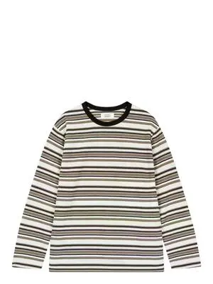 STUDIO TOMBOY Striped Long Sleeve T-shirt - Neutrals