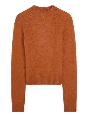Dries Van Noten Dries Van Noten Textured Alpaca-Blend Jumper Rust