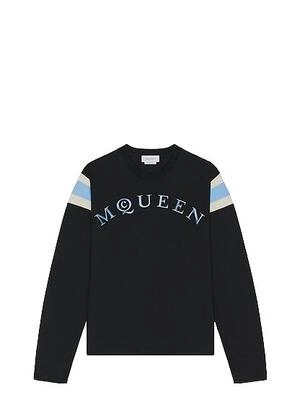 Alexander McQueen Embroidered Logo Sweatshirt - Black