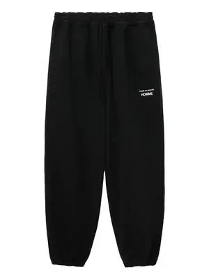 Comme Des Garçons Logo-print Track Pants - Black