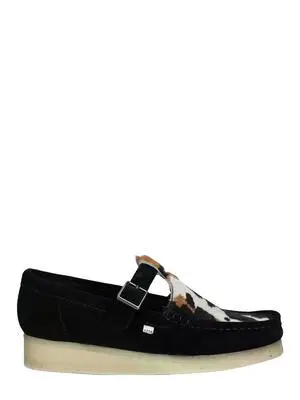 CLARKS Clarks Originals Flat Leather Loafers With Side Buckle