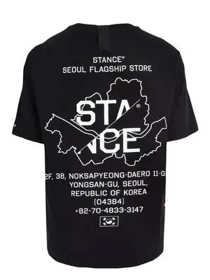 Stance Graphic-print Cotton T-shirt - Black