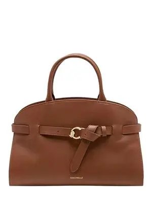 COCCINELLE Leather Tote Bag - Brown