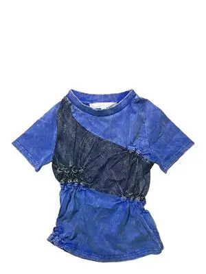 PONDER.ER Gathered T-shirt - Blue