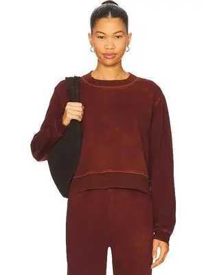 Cotton Citizen Roma Crew Sweatshirt - Red