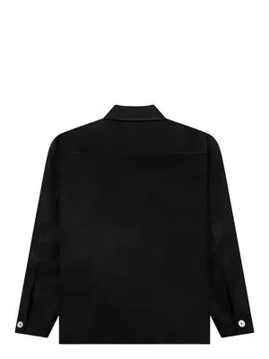 JIL SANDER Cashmere Pocket Shirt Jacket - Black
