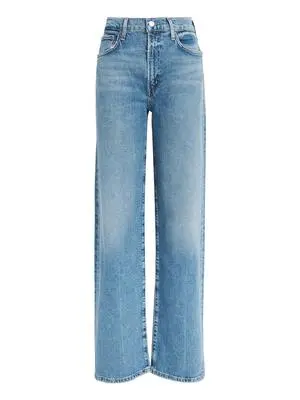 AGOLDE Harper Relaxed Straight Leg Jeans - Blue
