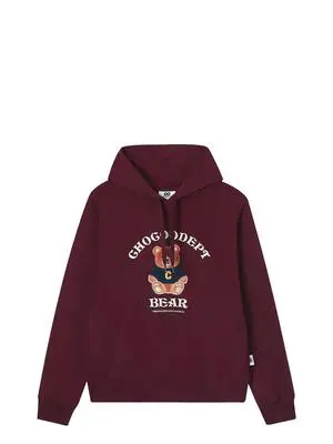 CHOCOOLATE Embroidered Logo Hoodie Red