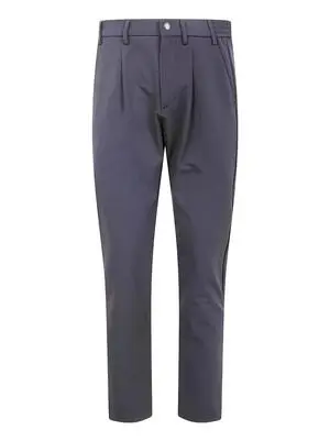 PEOPLE OF SHIBUYA Pleated Front Trousers - Black