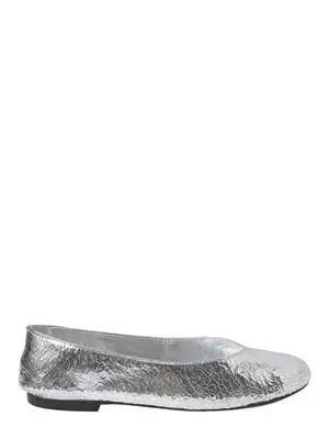 Gimaguas Metallic Effect Ballerina Shoes - Silver
