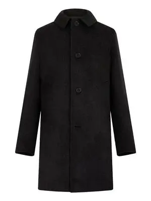 FURSAC Button-fastening Coat - Grey